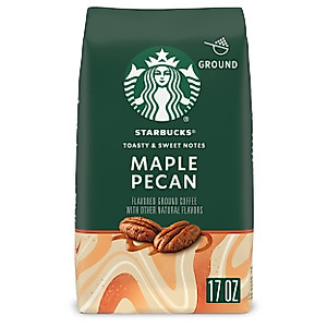Starbucks Ground Coffee—Maple Pecan Flavored Coffee—Naturally Flavored—100% Arabica—1 bag (17 oz)