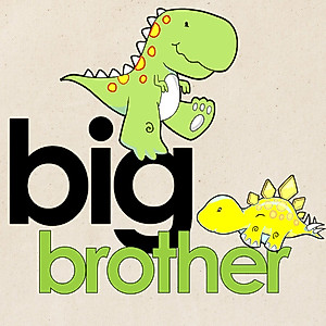 CafePress Big Brother T Shirt Dinosaur Tote Bag Canvas Tote Shopping Bag