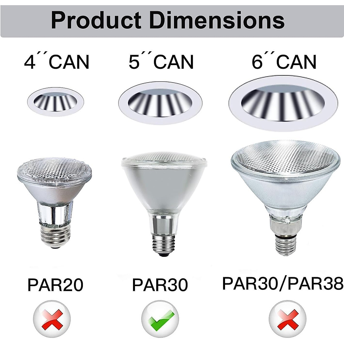 Ivyemons PAR30 Long Neck Halogen 75W 120V - 2 Pack PAR30 75W 120V Flood Bulb Warm White 2800K, PAR30 Dimmable E26 Base, High Output 800LM 75W PAR30 Halogen Bulb for Tracking Light, Recessed Light