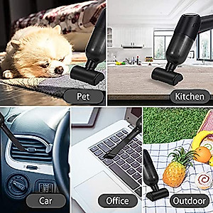 LIKOVSCI 120W High Power Car Vacuum Cleaner Cordless Rechargeable 8000Pa Small Handheld Vacuum for Wet/Dry/Car/Home/Office/Pet Hair/Computer