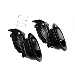 KUANYUOO 2Pcs Plastic Recliner Sofa Chair Release Pull Recliner Handle 3" by 3.5", Fits Ashley Lazy Boy and Most Recliner Brands Couch Sofa Chair 3mm Barrel Cables