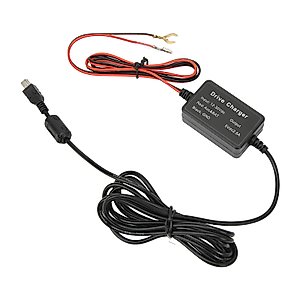 Dashcam Hard Wire Kit, Dash Cam Hardwire Kit 12V?30V to 5V USB Adapter Low Voltage Protection Dash Camera for Mirror Cam GPS Navigator Radar Detector