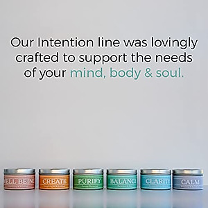 Clarity | Non-Toxic Aromatherapy Candle for Focusing, Work, Study | Citrus, Mint, Jasmine, Pear | Positive Energy Scented Candle Hand Made in USA | Productivity, Spiritual, or Meditation Gift