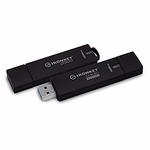 Kingston - IKD300SM/32GB - MF IKD300SM 32GB 32GB D300SM AES 256 XTS Encrypted USB Drive Retail