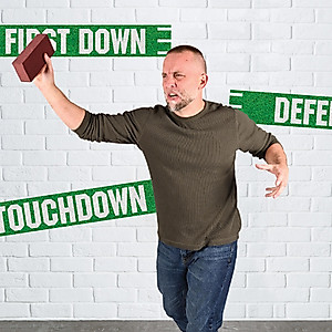 Beistle 57137 1-Pack Football University Bad Call Brick for Parties, 7-1/2 by 3 by 2-Inch