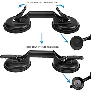 FCHO Floor Gap Fixer Tool for Laminate Floor Gap Repair Include Suction Cup and Mallet (Can't use on scraped surface floor)
