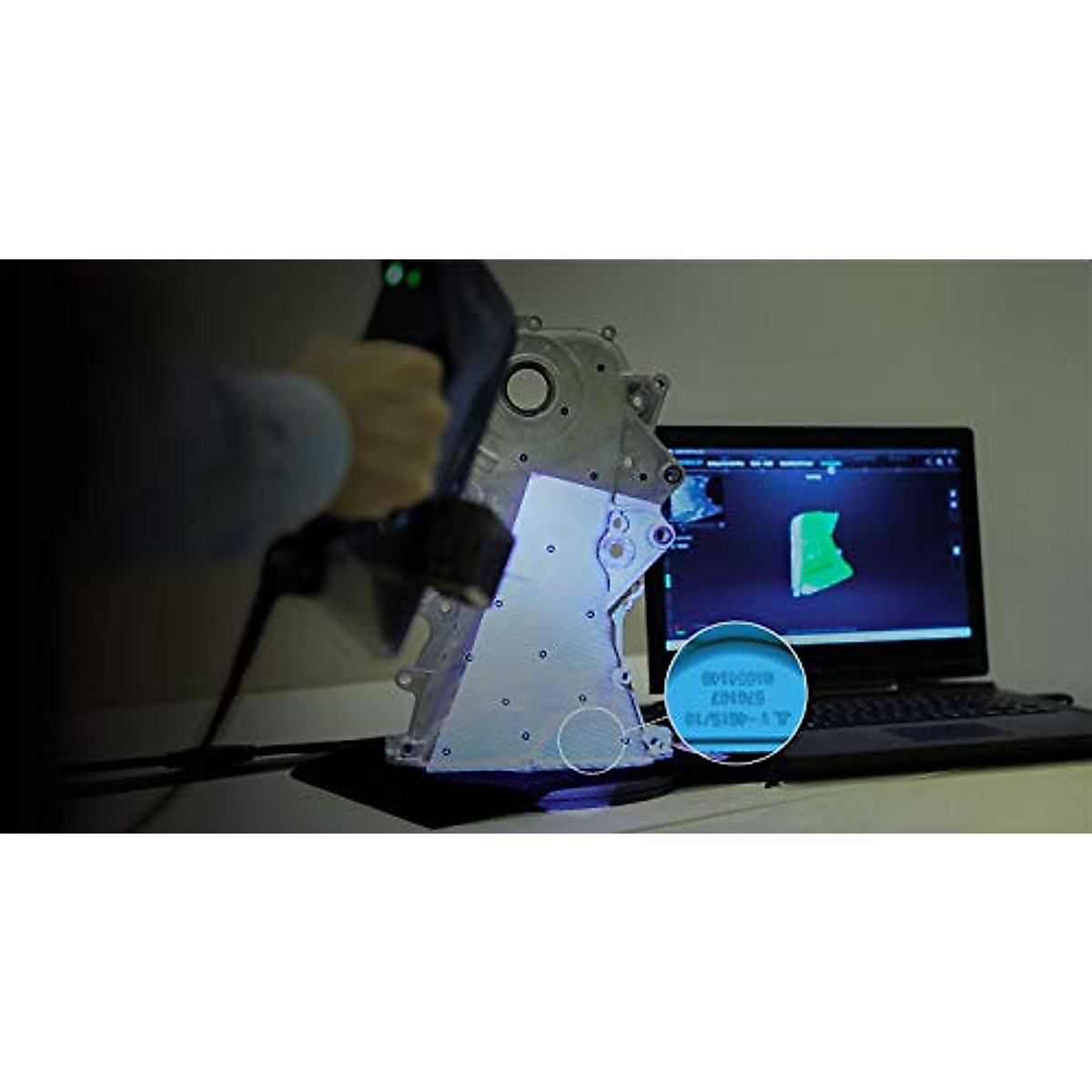 2023 EinScan Pro HD Versatility Handheld 3D Scanner with Solid Edge Shining3D Version CAD Software for Reverse Engineering, Healthcare, Manufacturing, Research, Art and Design