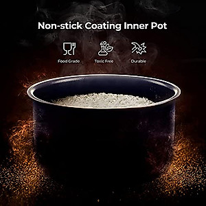 CUCKOO CR-0655F | 6-Cup (Uncooked) Micom Rice Cooker | 12 Menu Options: White Rice, Brown Rice & More, Nonstick Inner Pot, Designed in Korea | Red/White