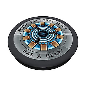 Marvel Avengers Endgame Tony Stark Has a Heart PopSockets PopGrip: Swappable Grip for Phones & Tablets