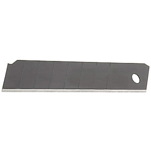 Amazon Basics 18mm (7-Point), Carbon Steel Snap Off Blades, 100/box