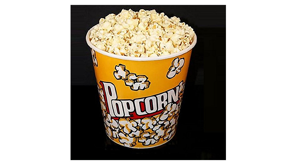 Novelty Place Retro Popcorn Containers - Reusable 3-Pack