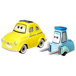 Disney Cars Toys and Disney Cars Toys Toys Mummy Costume Luigi & Ghost Costume Guido, Miniature, Collectible Racecar Automobile Toys Based on Cars Toys Movies, for Kids Age 3 and Older, Multicolor