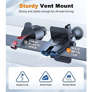 VICSEED for MagSafe Car Mount, Ultra- Strong Magnetic Phone Holder for Car Vent, 360° Hands-Free Magnet Cellphone Car Mount for Socket Grip, Fit for iPhone 15 14 13 12 Pro Max Plus Min