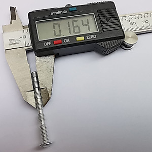 Truss Head Break Away Screws, Imperial 8-32 Thread x 1-3/4", 80-Pcs/11ounces Long Slub Bolts for Cabinet Drawer and Door Handles and Knobs，Long Slub Machine Phillips Screws