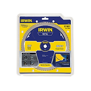 IRWIN Tools Metal-Cutting Circular Saw Blade, 10-inch, 80T (4935561)