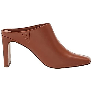 The Drop Women's Avena Square Toe Block Heel Mule, Cognac, 8