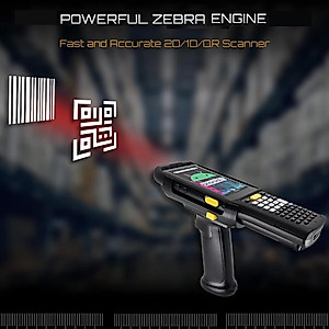 Chainway C61 Wireless Android Barcode Scanner Handheld with Pistol Grip, Zebra 2D/1D/QR Code Reader, Android 13 with Play Store, Vivid Screen, WiFi, Warehouse Inventory Scanning (Build Your Own)