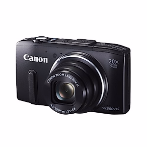 Canon PowerShot SX280 12.1MP Digital Camera with 20x Optical Image Stabilized Zoom with 3-Inch LCD (Black) (OLD MODEL)