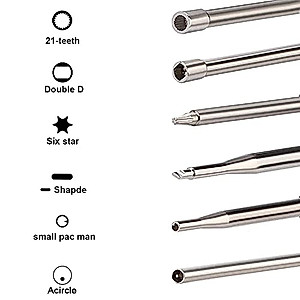 Hipa Pack-of-12 Carburetor Adjustment Tool Carburator Adjusting Kit for 2-Cycle Small Engine for Poulan Husqvarna STHIL Echo Trimmer Weedeater Chainsaw