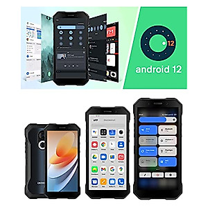 DOOGEE Android 12 Rugged Smartphone - 2022 S61 Rugged Phone - 20MP Night Vision Camera - 6GB+64GB - IP68 Waterproof Unlocked Cell Phone Outdoor- 5180mAh Battery - 6.0" IPS HD- Dual SIM 4G (Frosted)