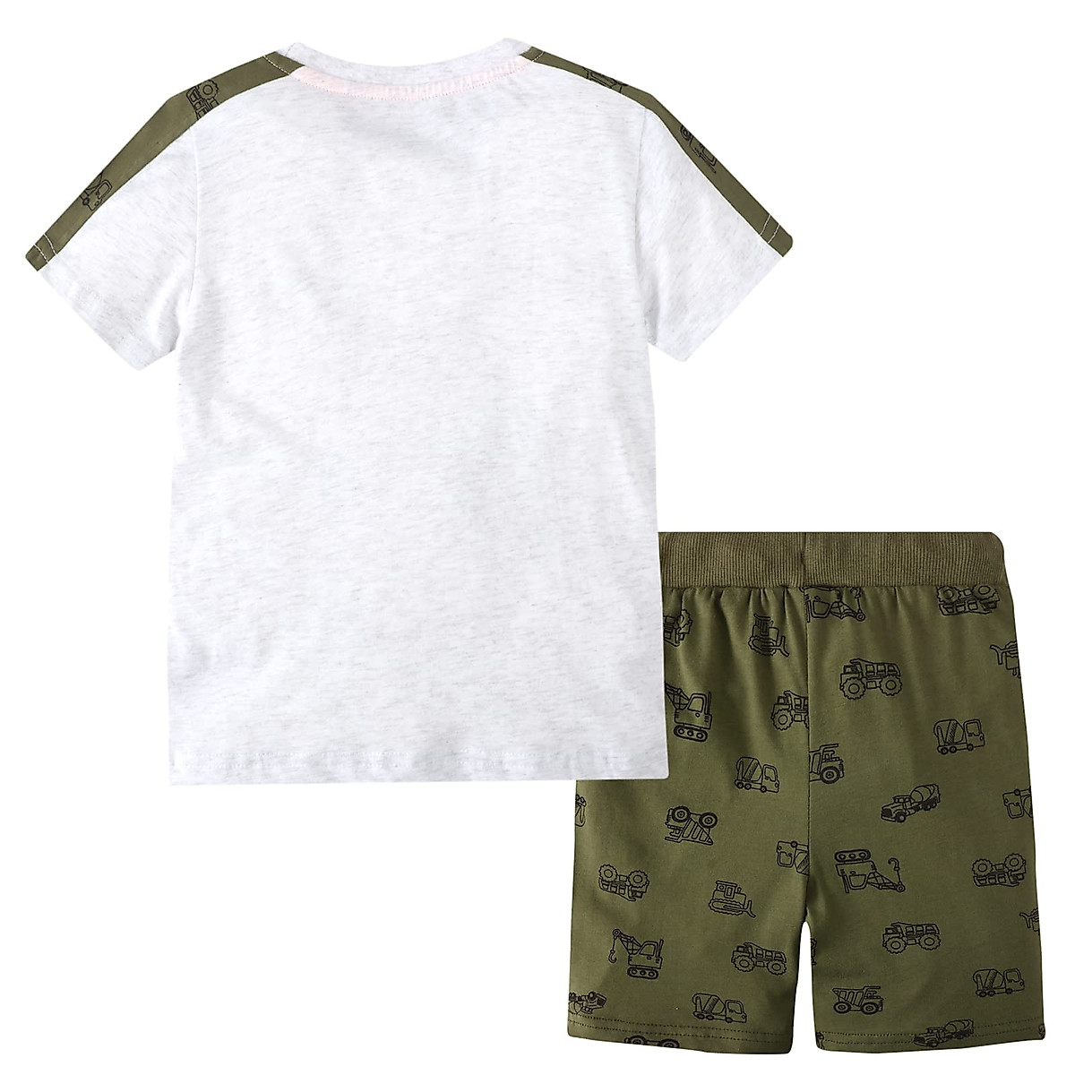 BIBNice Toddler Boy Clothing Kids Short Sleeve Outfits Summer Clothes Sets Size 2T