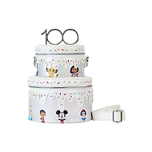 Loungefly Disney 100 Celebration Cake Crossbody Bag