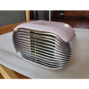 XThermal Portable Office Heater - Ceramic Heater for Desk Use 800w Power Output - Warm Hands, Legs - Useful for Bedroom and Kitchen Also (Pink)