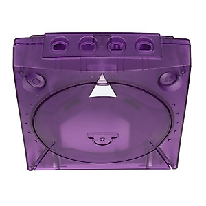 Plastic Shell, Transparent Purple Scratchproof Translucent Case for SEGA Dreamcast DC