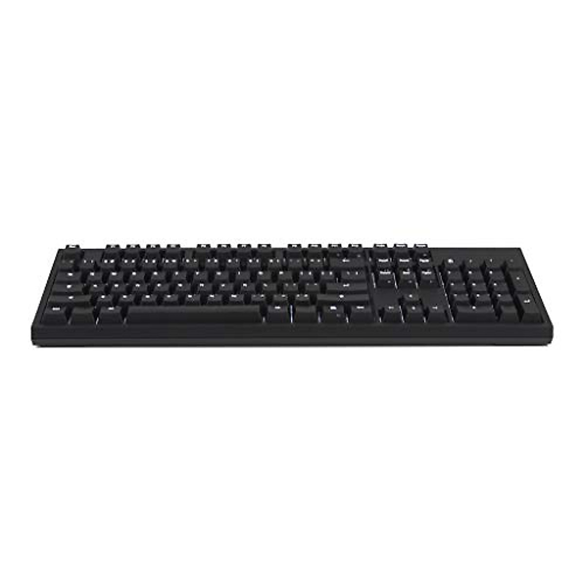 Code V3 104-Key Illuminated Mechanical Keyboard - White LED Backlighting, Black Case (Cherry MX Blue)