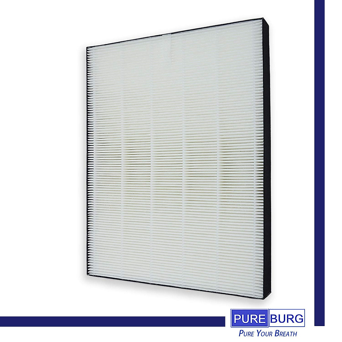 PUREBURG FP-F60UW Replacement True HEPA Filter Set Compatible with Sharp FZ-F60HFU FZ-F60DFU Fits Sharp FP-F60UW FP-F60U-W Air Purifier