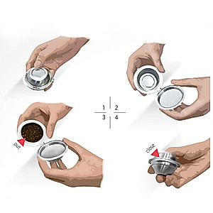 KELUNIS Italian Capsule Coffee Machine, Espresso Maker Fully Automatic 19Bar High Pressure DIY Drink Tea Machine Wood Grain Shell