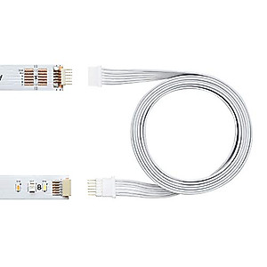Litcessory Extension Cable for Philips Hue Lightstrip Plus (10ft, 2 Pack, White - Micro 6-PIN V4)