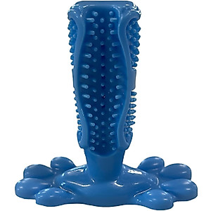 AZ Micro Mini Pigs Peanut Butter Chew Toy or Tooth Paste Dental Stick Pet Toy (Blue)