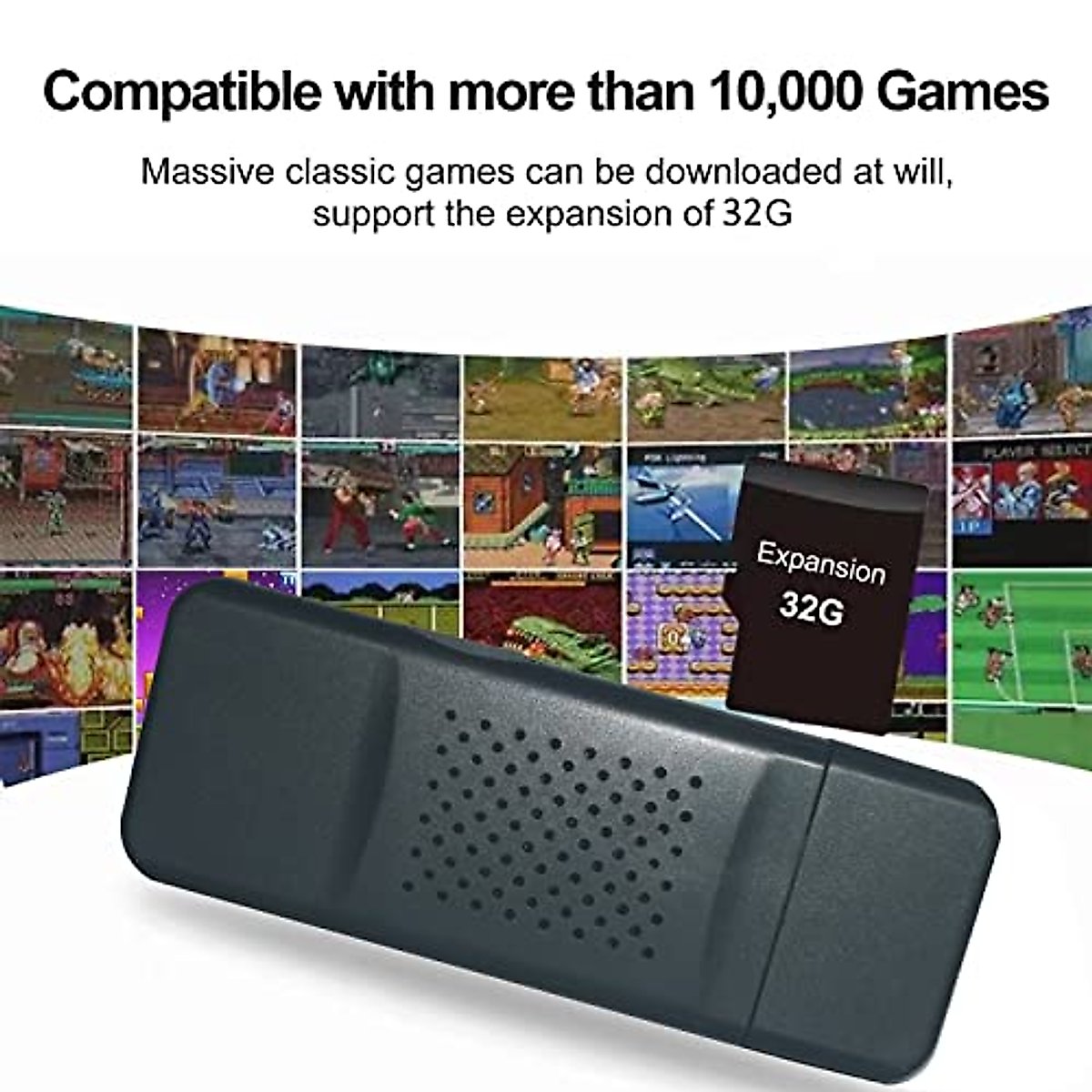 Handheld Game Console, Plug and Play Wireless Video Retro Game Console HDMI Output TV Stick,2 Wireless Joysticks Controllers, Best Gifts Choice for Kids, Children,Adults
