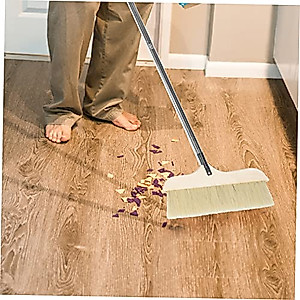 HOMOCONO Stitching Broom Indoor Broom Floor Cleaning Brooms House Broom Angle Brooms Floor Broom Soft Broom Sweeping Broom Soft Bristle Cleaning Brush Broom Outdoor Kitchen Broom Wooden