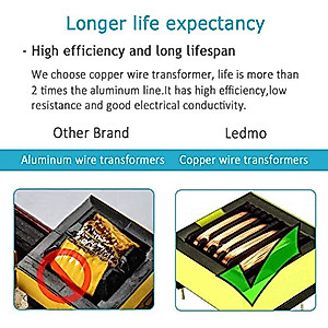 LEDMO Power Supply, Transformers,LED Adapter, 12V, 5A Max, 60 Watt Max, for LED Strip Christmas Lights 2023