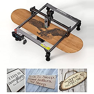ATOMSTACK R3 Pro Laser Rotary Roller, Engraving Auxiliary Module for Laser Engraver, 360° Y-axis Rotating Roller for Carving of Goblet/Cylindrical/Round/Oversized Objects (R3 Pro Rotary Roller)
