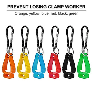 NANHONG 4pcs Glove Clips for work Glove Holders,Ideal for glove clips for construction