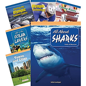 Teacher Created Materials - Classroom Library Collections: Measurement - 12 Book Set - Grades 3-5 - Guided Reading Level L - V