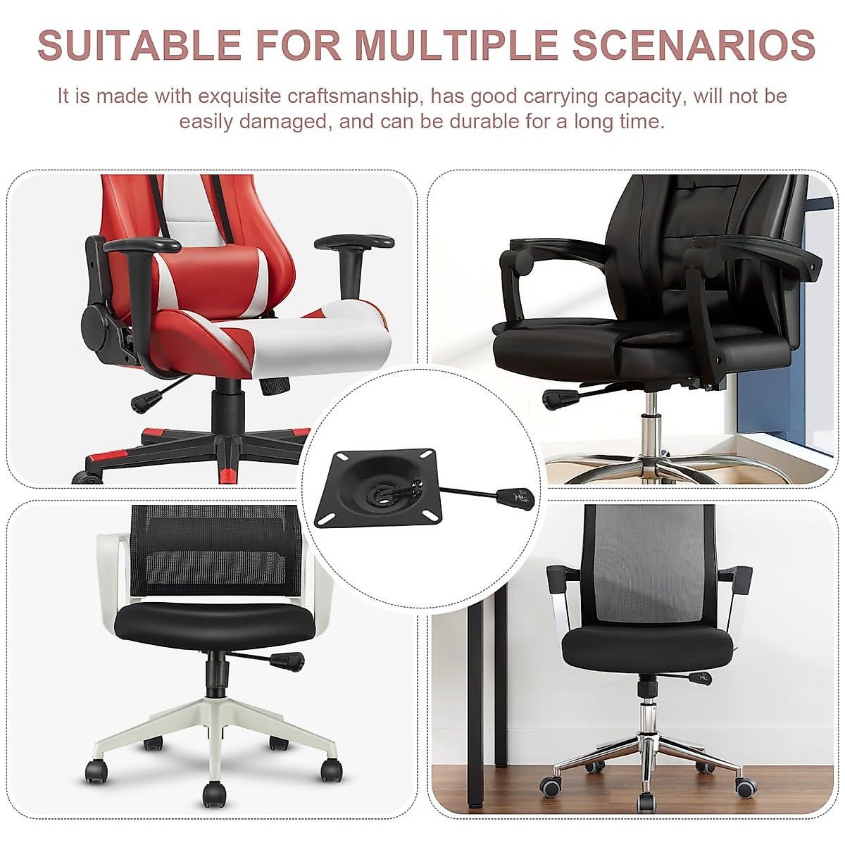 TEHAUX 1pc Replacement Office Chair Tilt Controlling Mechanism Chair Adjustable Parts