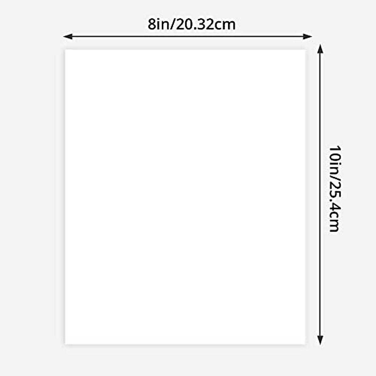 16 Pack 8x10 Picture Backing Board,JIEJIEGS Uncut White Mats Matboards for Photos, Frame, Artwork, Print,Picture,4-PLY,Acid-Free(16PCS,8X10in)