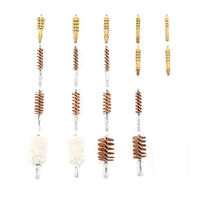 Raiseek Gun Cleaning Kit Rifle Handgun Shotgun Cleaning Kit in Zippered Portable Pouch for .22 .243 .280 .30 .357 .40 .45 Cal 12GA 20GA