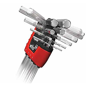 Wiha 66996 ErgoStar Ball End Hex L-Key, 9-Piece Set