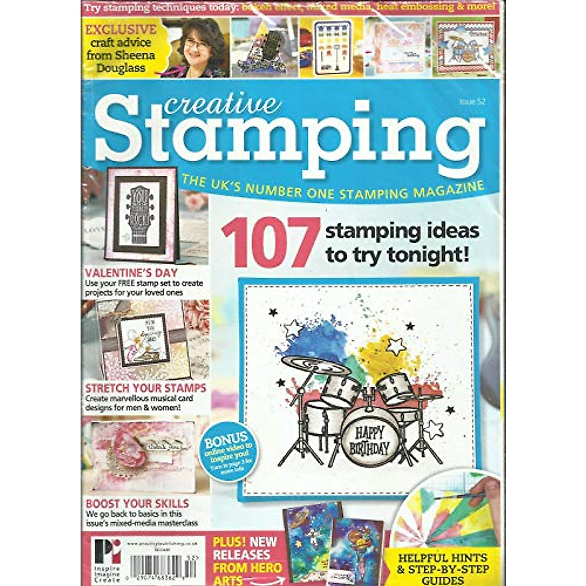 CREATIVE STAMPING ISSUE, 2017 ISSUE 52 FREE GIFTS OR INSERTS ARE NOT INCLUDED
