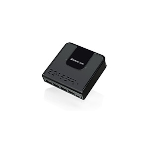 IOGEAR 4x2 USB 3.0 Peripheral Sharing Switch - Share 4 USB Devices Between 2 Computers - LED Indicators - Cables n Remote Included - PC - MAC - Printer - Scanner - Mouse/Keyboard and More - GUS432