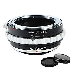K&F Concept Lens Adapter Ring for Nikon G to Fuji X Fujifilm X FX Mount X-A1 X-A10 X-A20 X-A2 X-A3 X-A5 X-M1 X-E1 X-E2 X-E2S X-E3 X-T1 X-T2 X-T3 X-T10 X-T20 X-T30 X-T100 X-Pro1 X-Pro2 X-H1