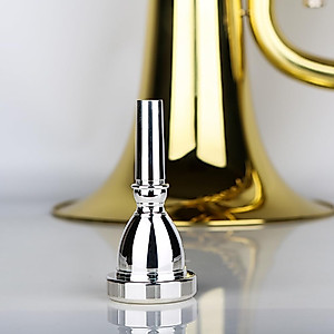 Glory Standard Tuba Mouthpiece Silver Plated 22
