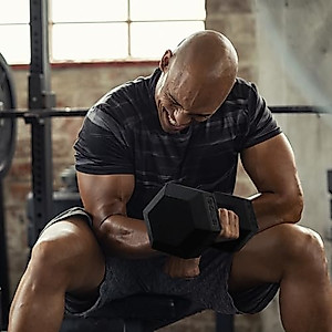 RITFIT 300/350/450/220 LB Rubber Hex Dumbbells Set with Optional Dumbbell Rack, Multi Weight Set to Choose, Ideal for Home Gym and Fitness (300LBS Set with Rack)