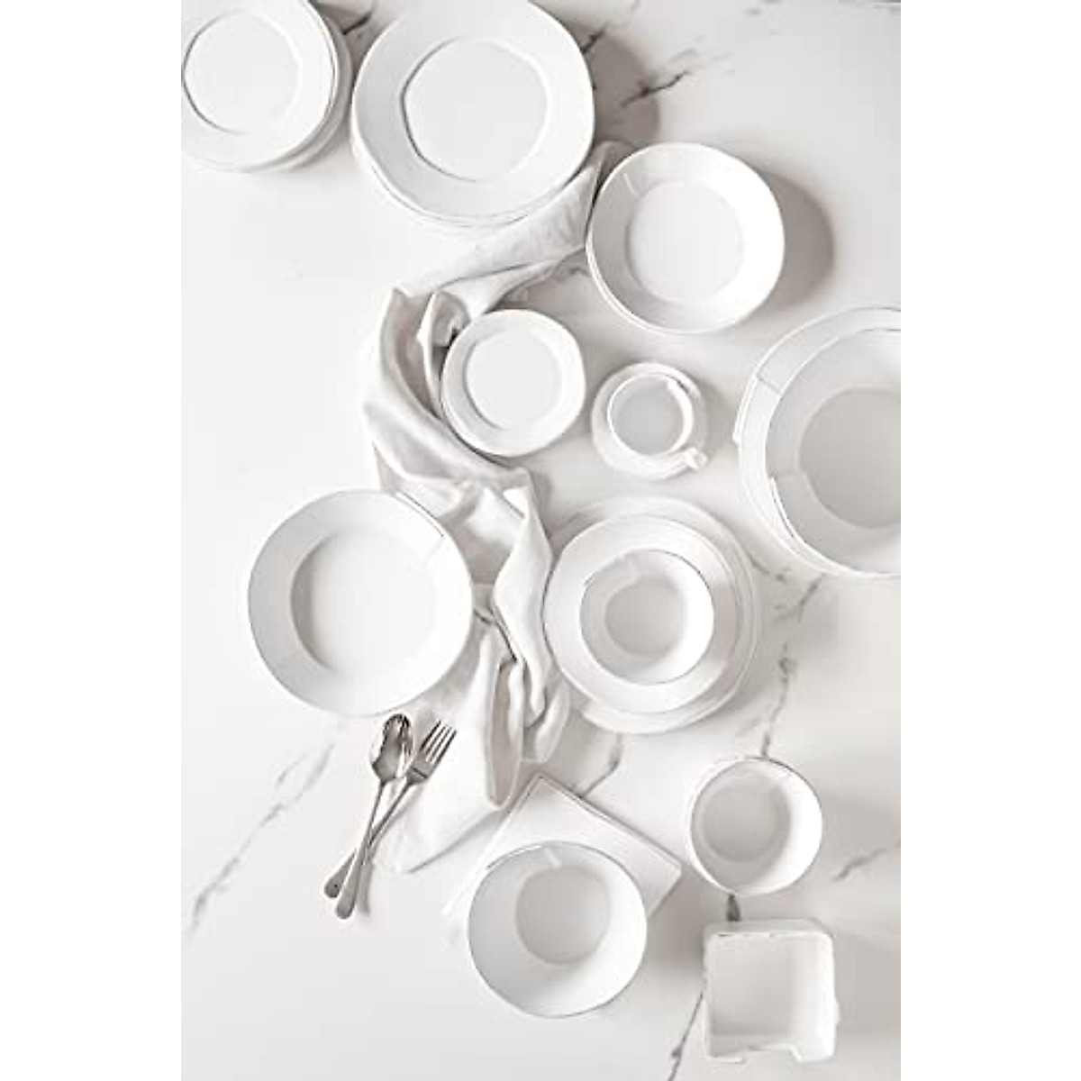 Vietri Lastra White Collection Italian Serveware Sets (Oval Platter)