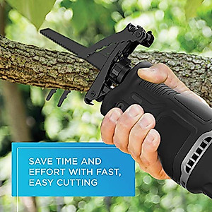 beyond by BLACK+DECKER Electric Pruning Saw with Branch Holder, 7 Amp (BES302KAPB) , Orange